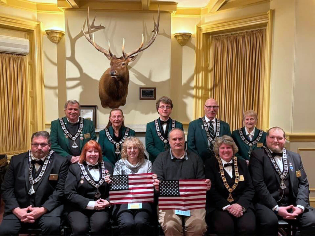Bellefonte Elks initiate two new members | News, Sports, Jobs - The Express